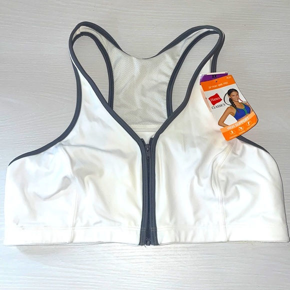 Hanes | Intimates & Sleepwear | Hanes Classic Wire Free Front Zip ...